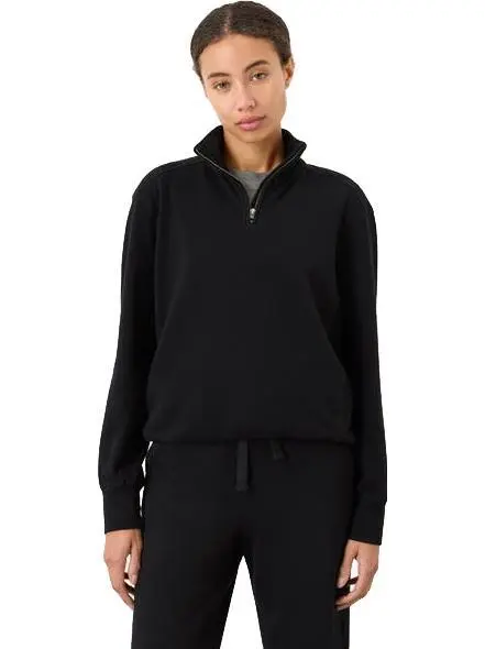 PACT Cloudknit Half Zip - Black