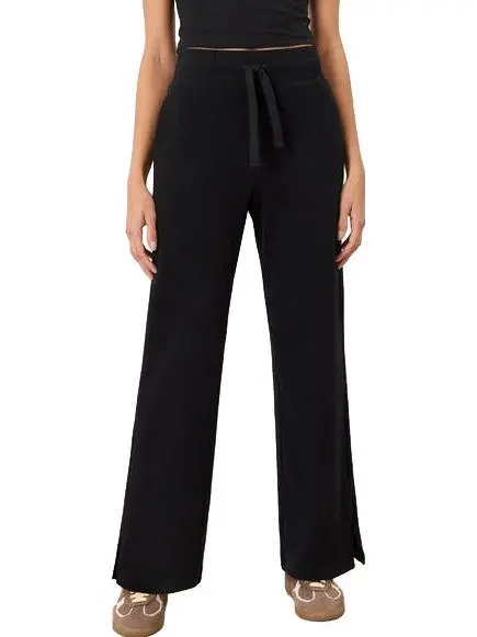 PACT Cloudknit Wide Leg Pants - Black