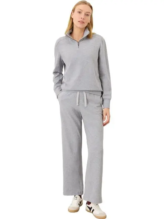 PACT Cloudknit Wide Leg Pants - Heather Grey