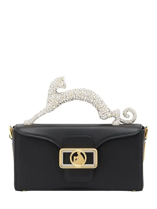 LANVIN Nano Pencil Cat Bag - Black