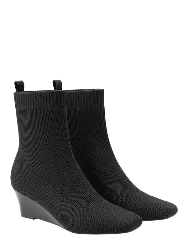 Vivaia Margot Wedge Bootie - Black