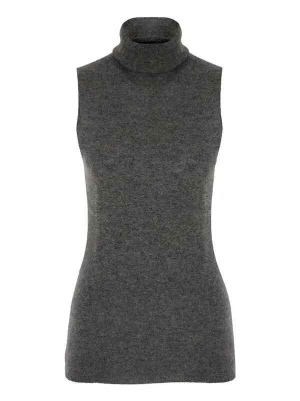 Zeynep Arçay X Camille Charriã¨re Cashmere Top - Grey