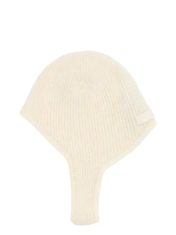 Jacquemus Grosgrain Logo Hood - Off White