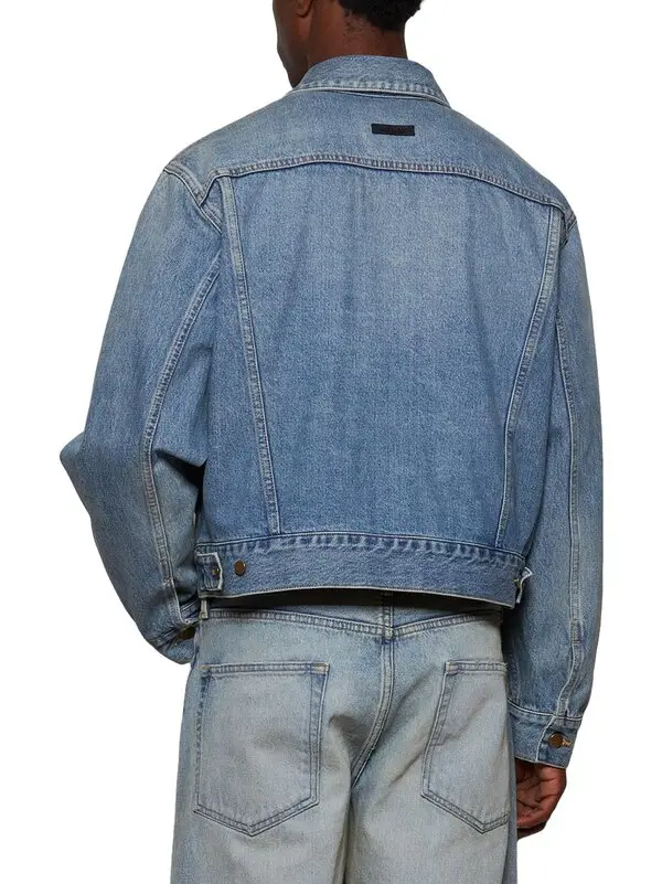 Fear Of God Trucker Jacket - Blue