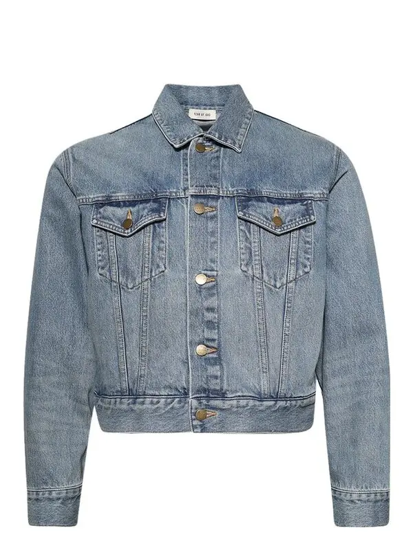 Fear Of God Trucker Jacket - Blue