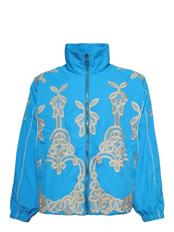 BLUEMARBLE Embroidered Track Jacket - Blue