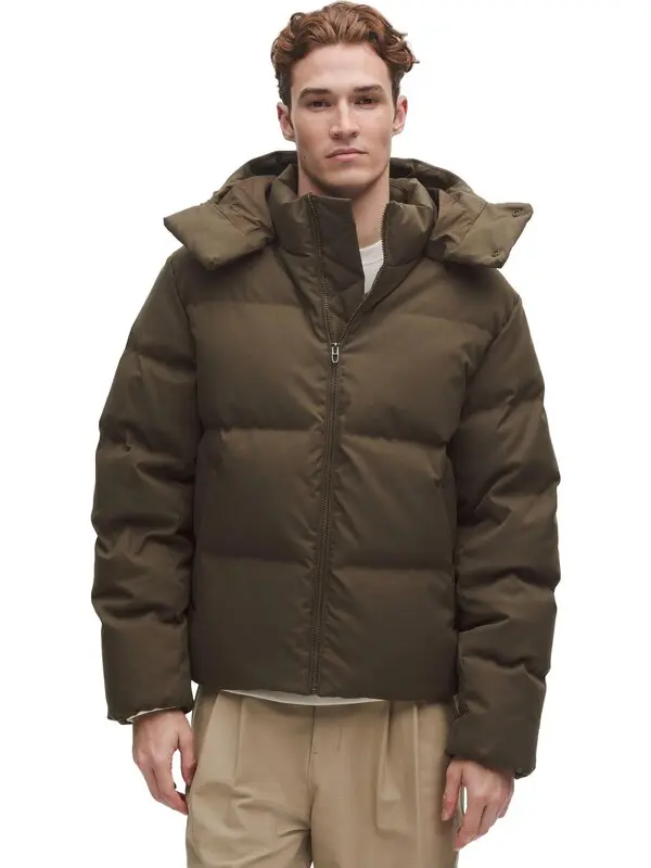 Lululemon Down Puffer Jacket - Olive Brown