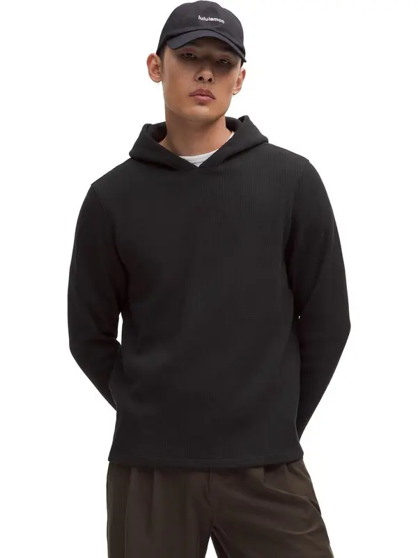Lululemon Cotton-blend Waffle Knit Hoodie - Black