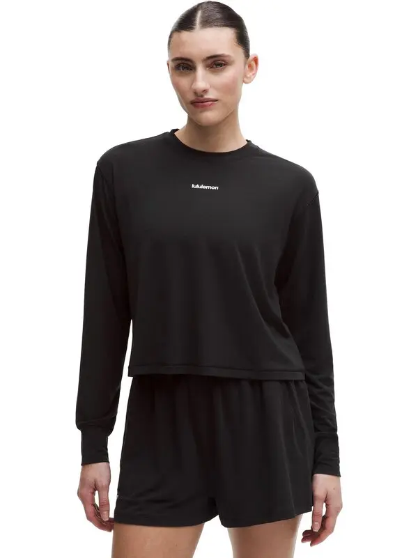 Lululemon Jersey Training Long-sleeve Shirt - Black
