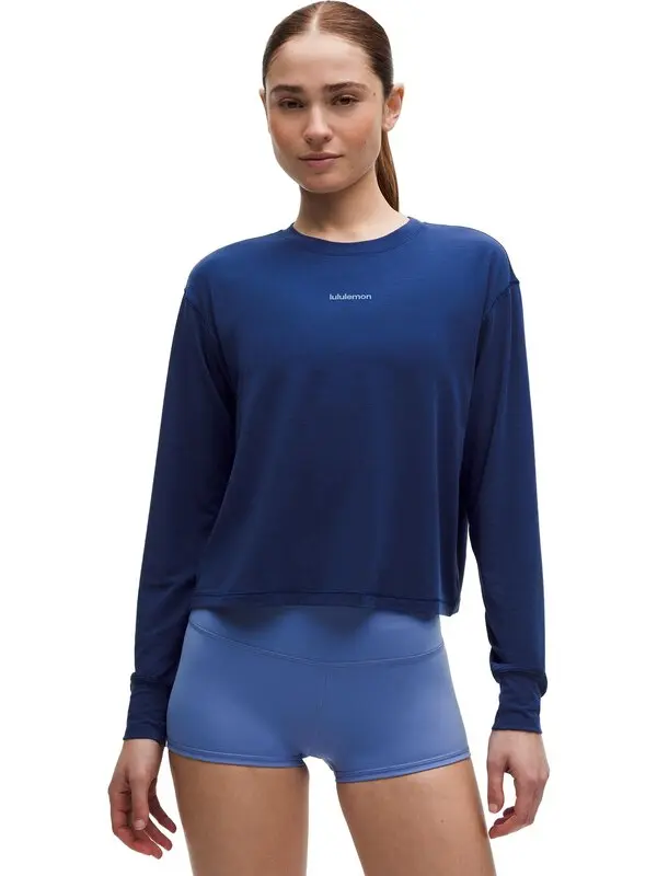 Lululemon Jersey Training Long-sleeve Shirt - Clubhouse Blue
