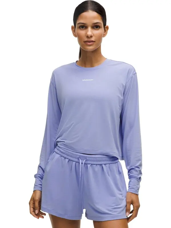 Lululemon Jersey Training Long-sleeve Shirt - Dusty Lilac