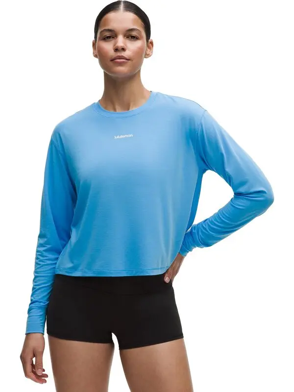 Lululemon Jersey Training Long-sleeve Shirt - Ocean Wave