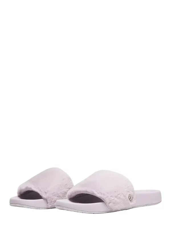 Lululemon Restfeel Faux Fur Slide - Faint Lavender/faint Lavender/silver
