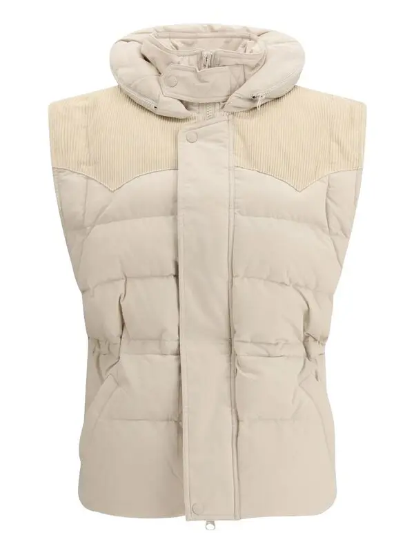 Isabel Marant Olfa Padded Vest - Beige
