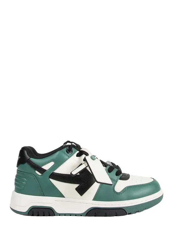 Off-White Out Of Office Tricolor Sneakers - Green