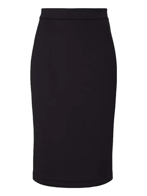 Moncler X Ee72 Edward Enninful Pencil Skirt - Black