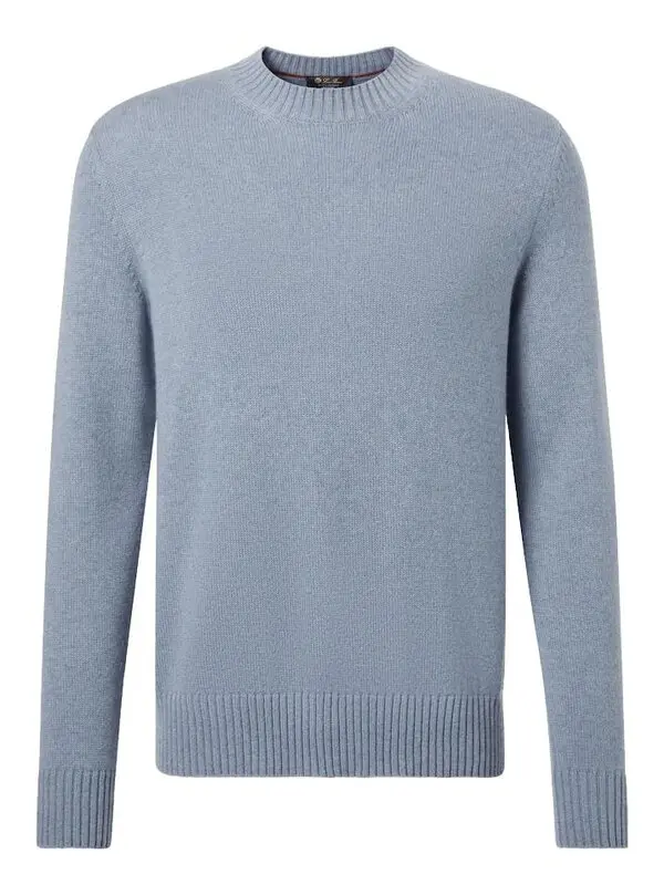 Loro Piana Parksville Cashmere Sweater - Blue