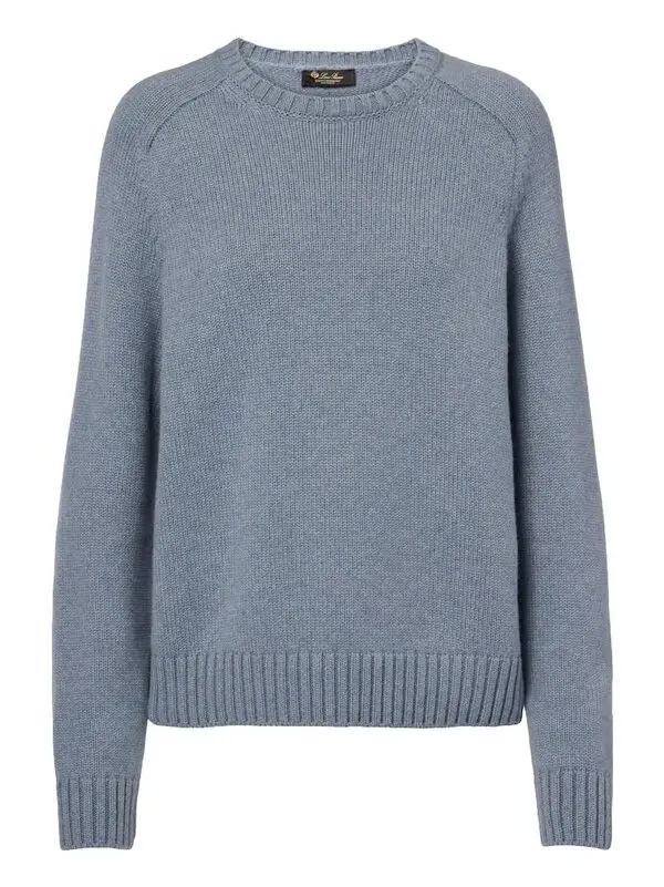 Loro Piana Parksville Cashmere Sweater - Blue