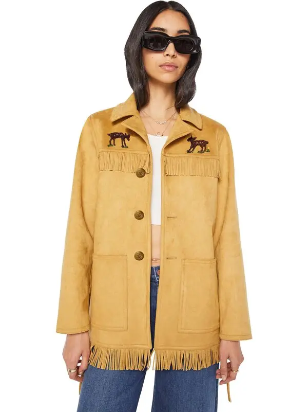 MOTHER The Roadside Oh Deer Jacket - Multi