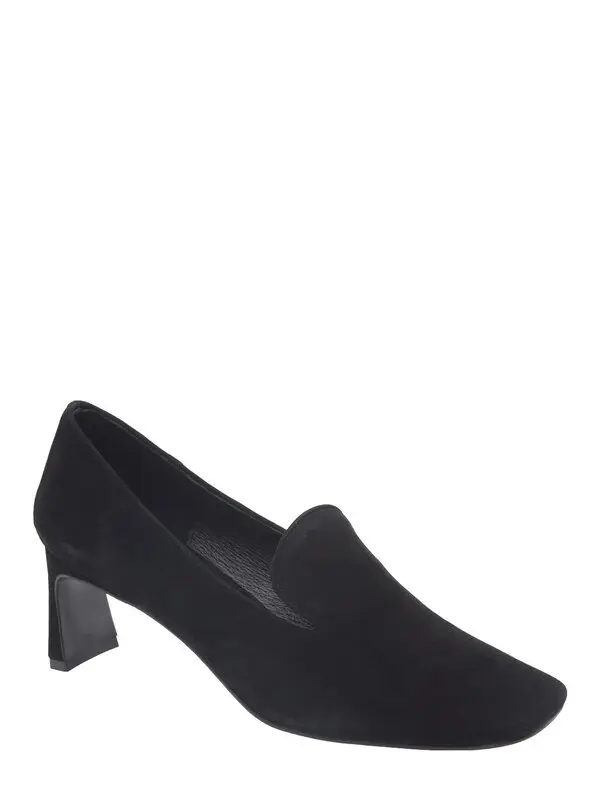 Jeffrey Campbell Tidy Loafer Pump - Black Suede