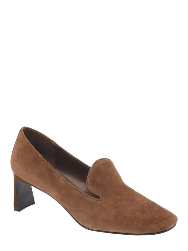 Jeffrey Campbell Tidy Loafer Pump - Espresso Suede