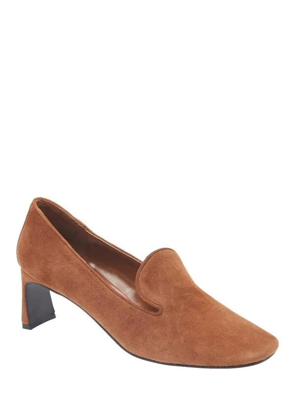 Jeffrey Campbell Tidy Loafer Pump - Tan Suede