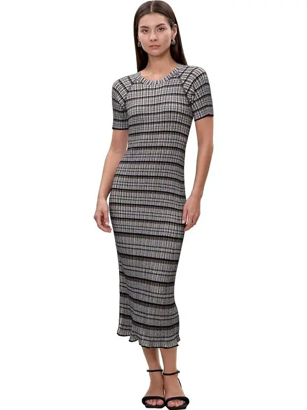 Rebecca Taylor Laine Sweater Dress - Black Multi