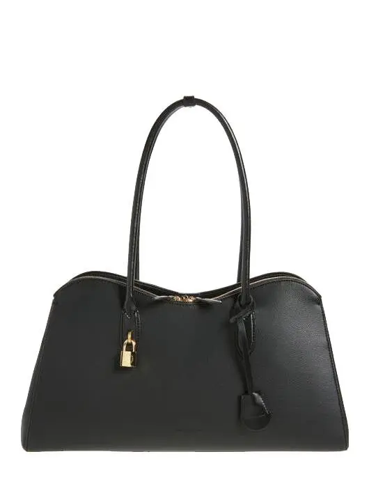 Stella McCartney Ryder Embossed Faux Leather Tote - Black