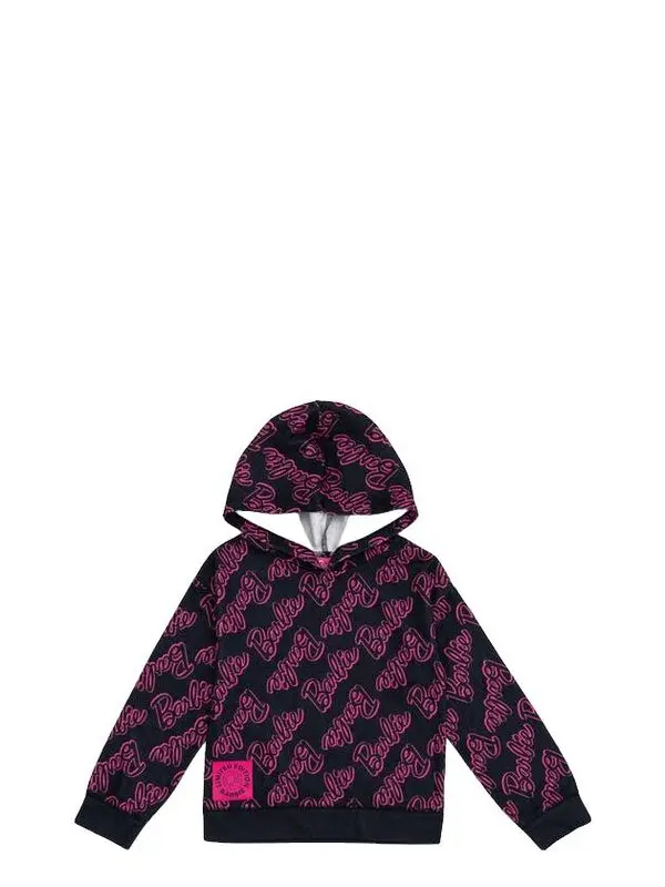 BARBIE Printed Pullover Hoodie - Black