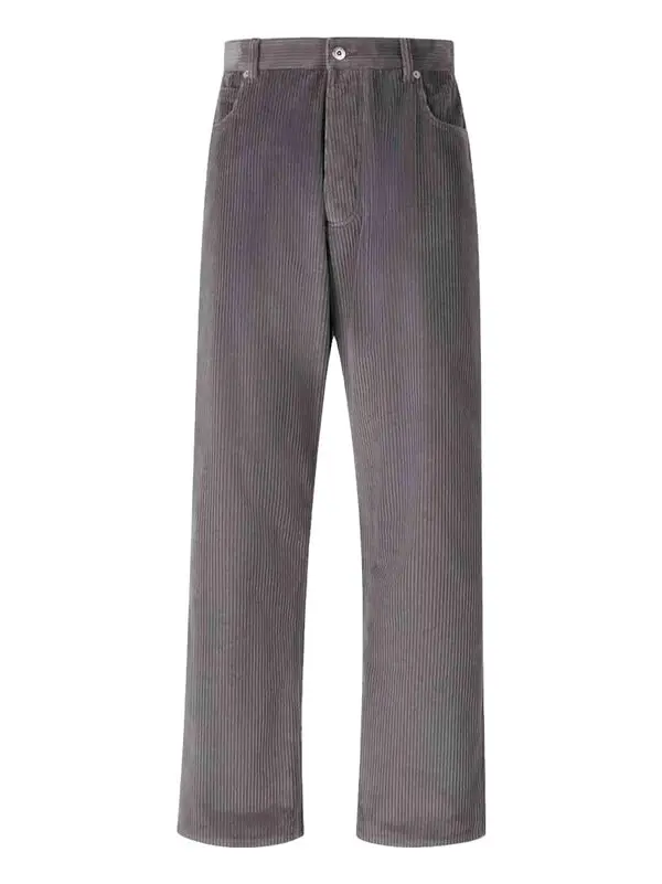 Bottega Veneta Wide Leg Corduroy Trousers - Grey