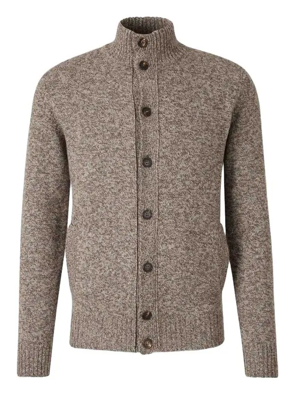 ZANONE Wool Knit Cardigan - Grey