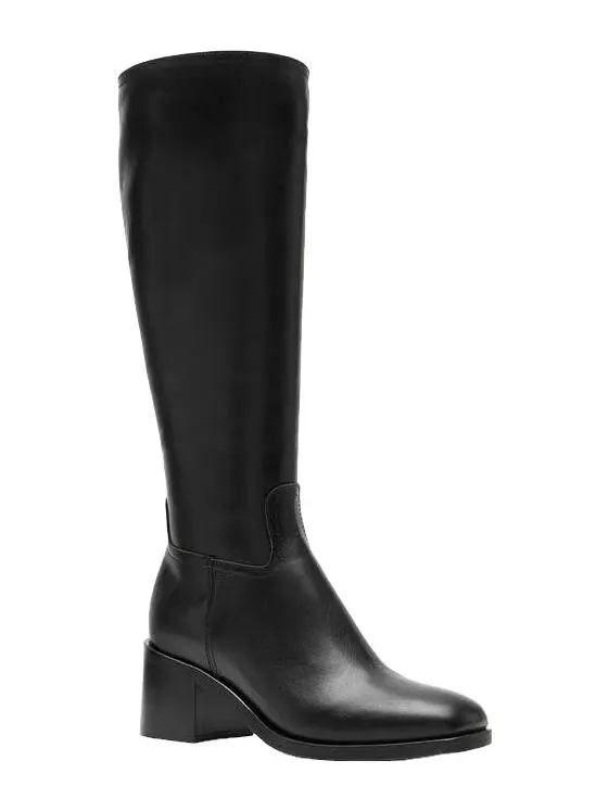 La Canadienne Jack Waterproof Knee High Boots - Black Leather