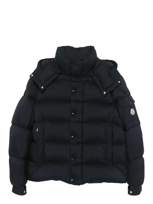 Moncler Maya 70 Hooded Short Down Jacket - Blue