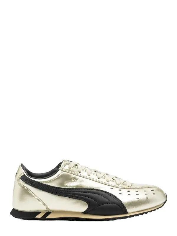 PUMA Metallic Effect Lace-up Sneakers - Gold