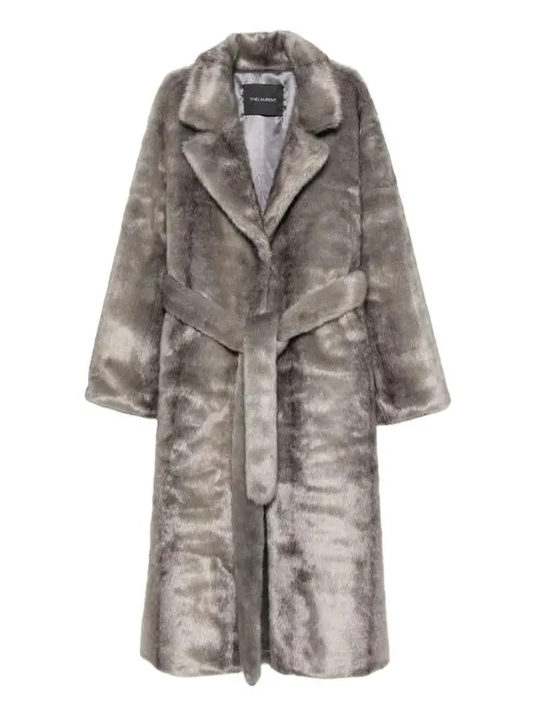 THELAURENT Faux Fur Coat - Grey