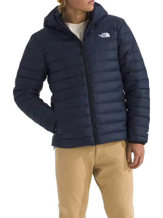 The North Face 700 Fill Power Down Hooded Jacket - Summit Navy