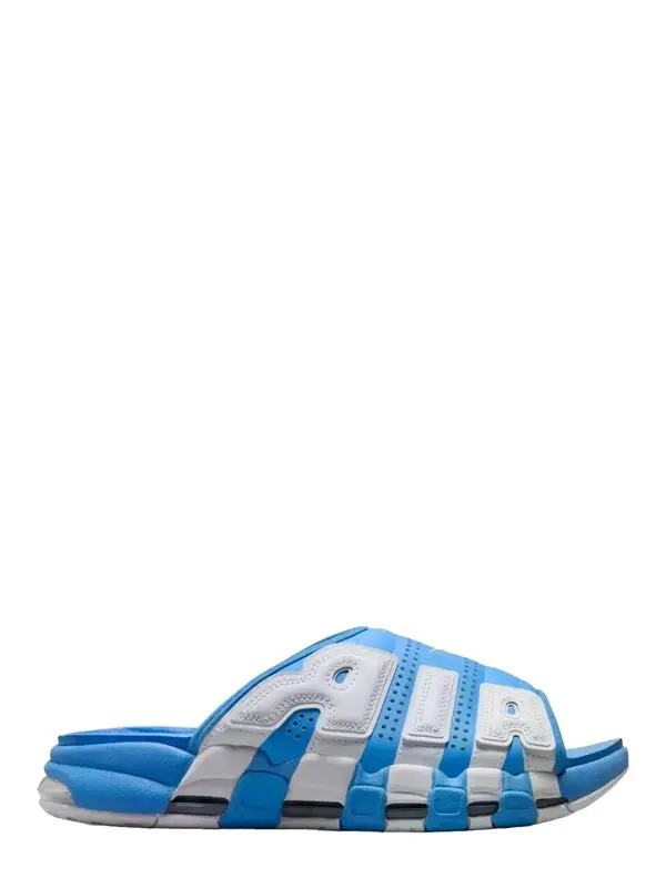 Nike Air More Uptempo Slide Sandals - Blue