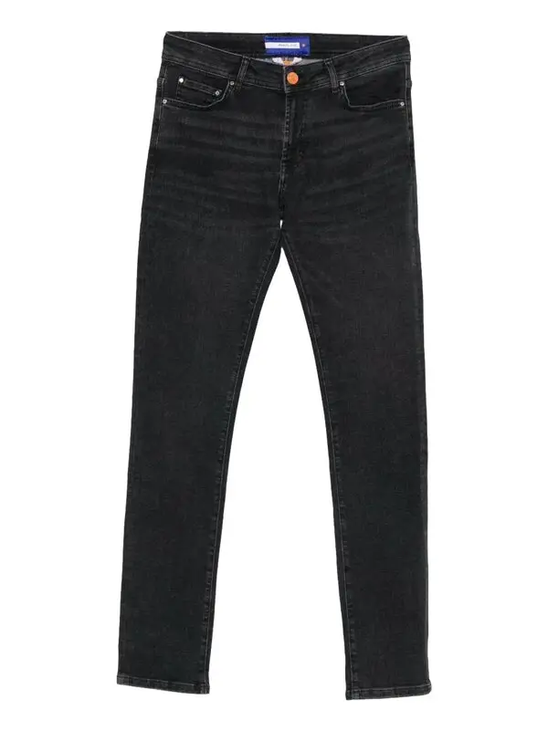 MANUEL RITZ Five-pocket Straight Leg Jeans - Grey