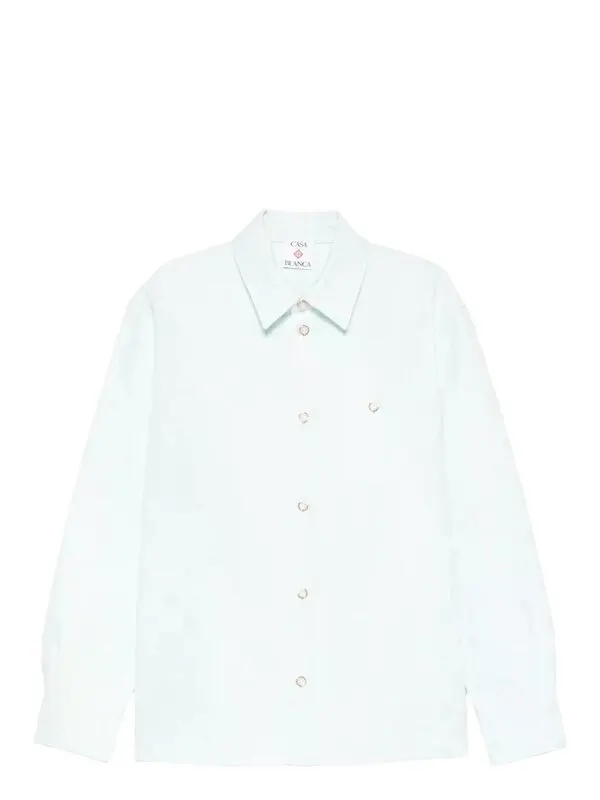 Casablanca Cotton Shirt - Blue