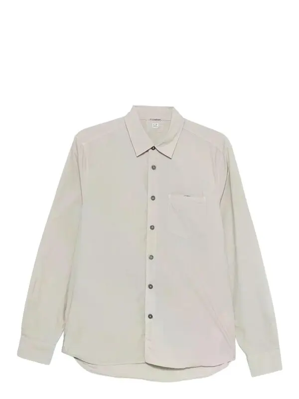 C.P. COMPANY Long-sleeve Pocket Shirt - Neutrals