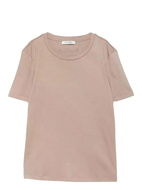 Max Mara Crew-neck T-shirt - Neutrals
