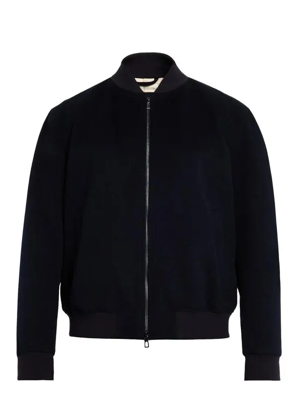 Loro Piana Ivy Cashmere Bomber Jacket - Blue/navy