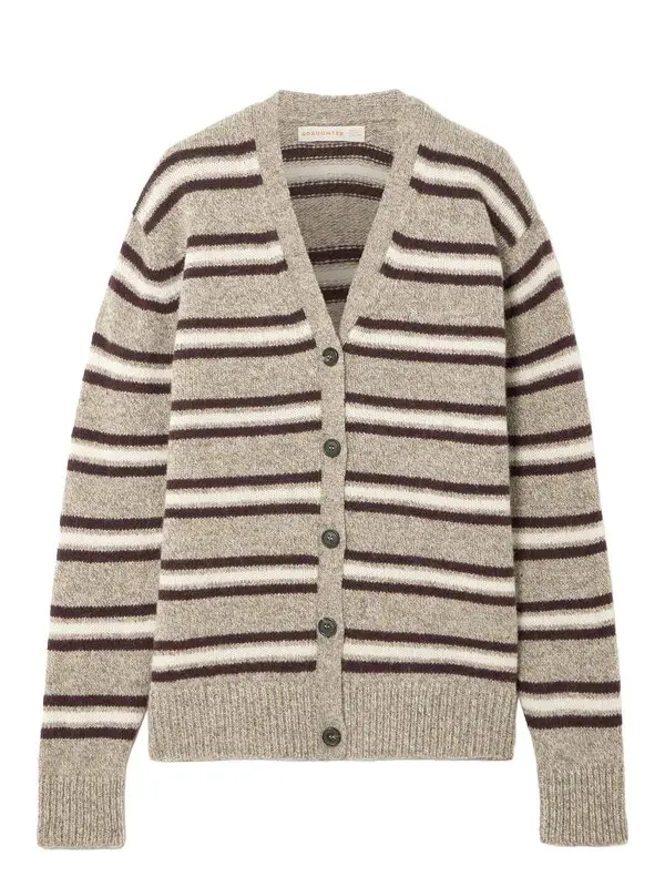 Daughter Striped Wool Cardigan - Multi