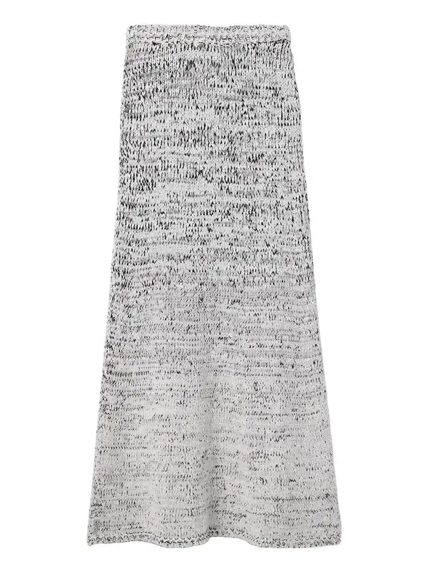 Proenza Schouler White Label Kerry Cotton-blend Maxi Skirt - Gray