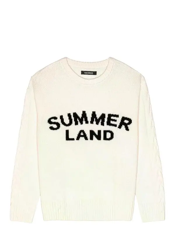 NAHMIAS Cable-knit Sweater - Neutrals