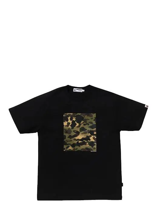 A BATHING APE Mixed 1st Camo Legacy Tee Shirt - Black