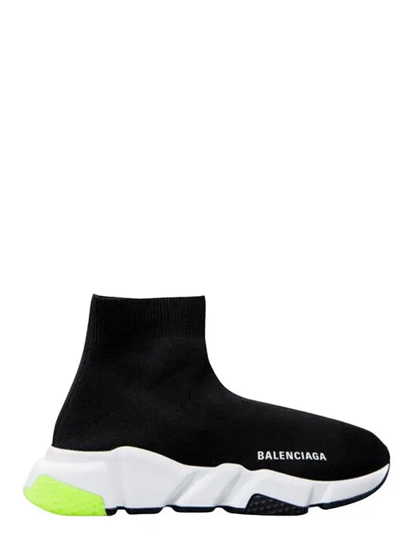 Balenciaga Speed Trainer Sneakers - Black/green
