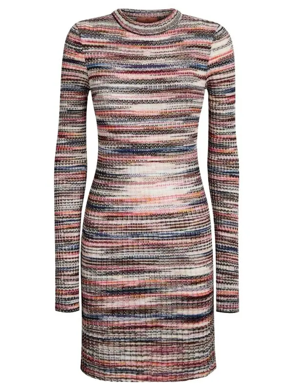 Missoni Striped Short Dress - Pink