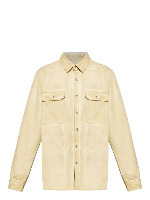 Rick Owens Hollywood Shirt Jacket - Beige