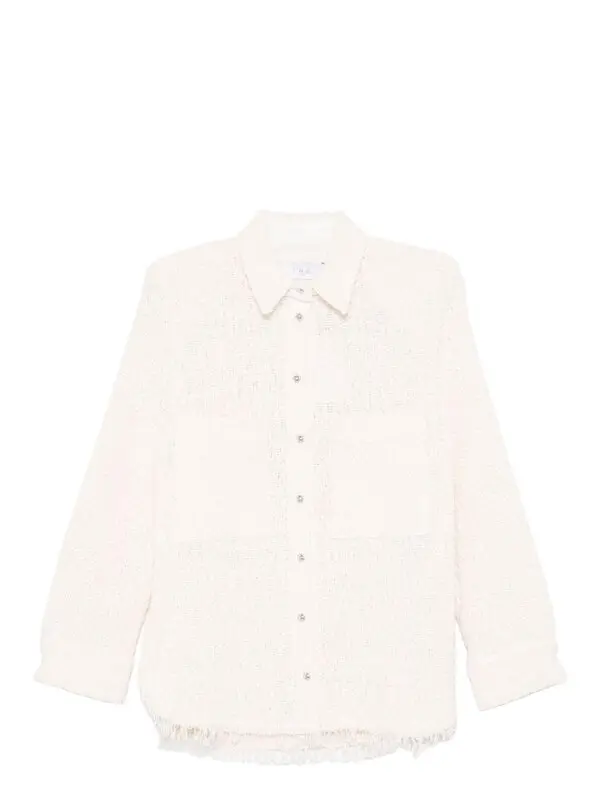 IRO PARIS Solaria Tweed Shirt - Pink